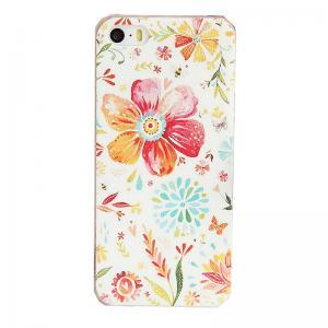 Iphone 5s Case, White Flowers Pattern Phone Case For Iphone 4 4s,5 5s ...