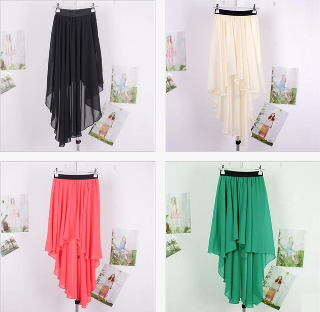 Fashion Colorful Short And Long Skirt on Luulla